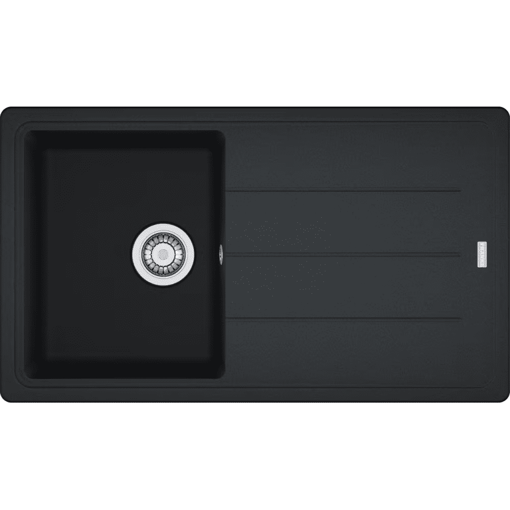 Franke Basis Fragranit Spülbecken BFG 611-86, 860x500 mm, onyx 114.0494 ...