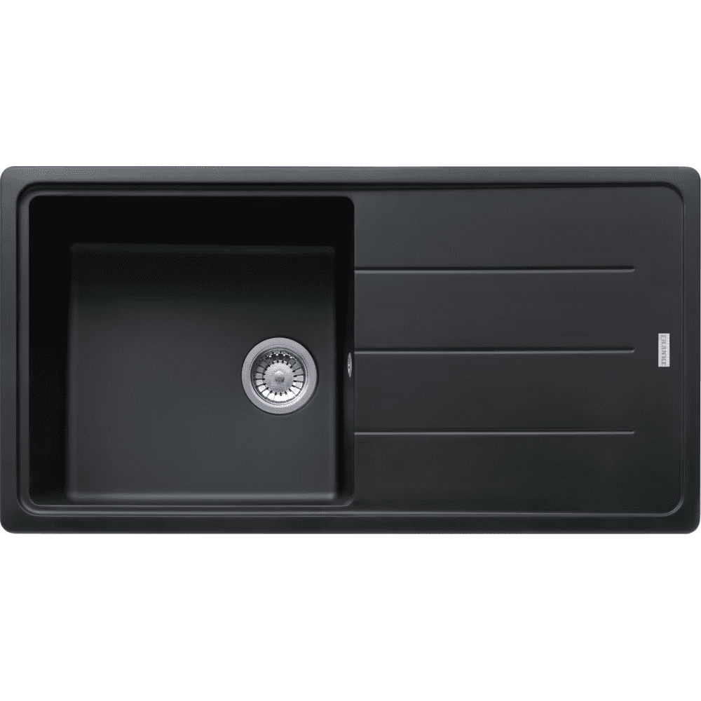 Franke Basis Fragranit Spülbecken BFG 611, 970x500 mm, onyx 114.0285. ...