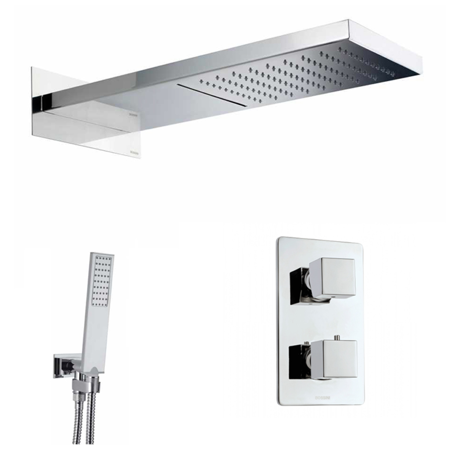 Bossini Manhattan Duschset plus Cube 3-Wege-Mischer M00623000030008 ...